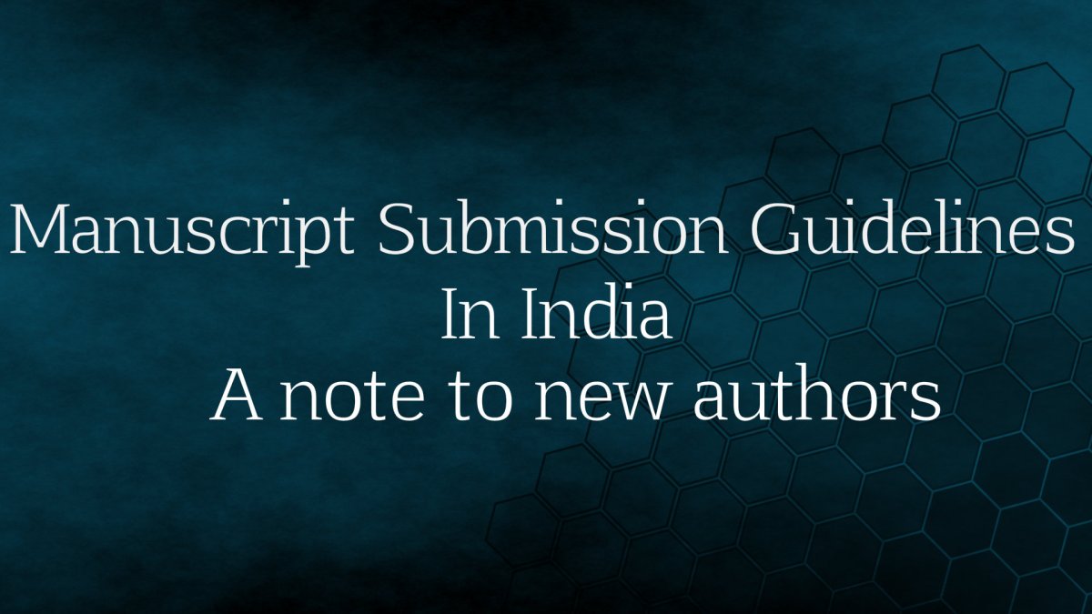 How to submit a manuscript in India – GirlandWorld